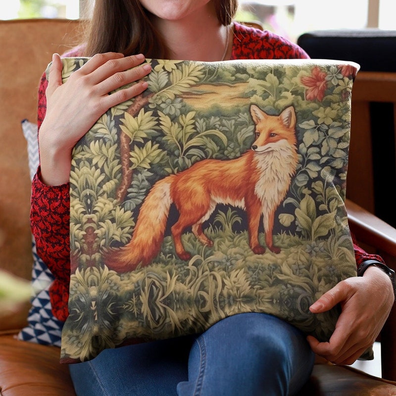 Fox Pillow Cover - Etsy
