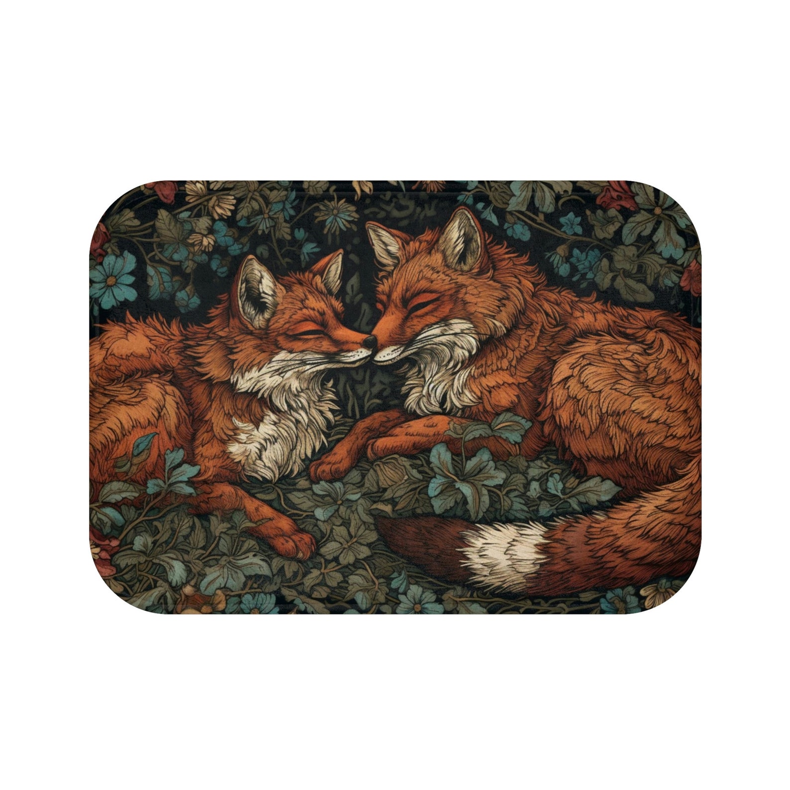 Red Fox Bath William Morris Decor Inspired Forestcore Bathroom - Etsy