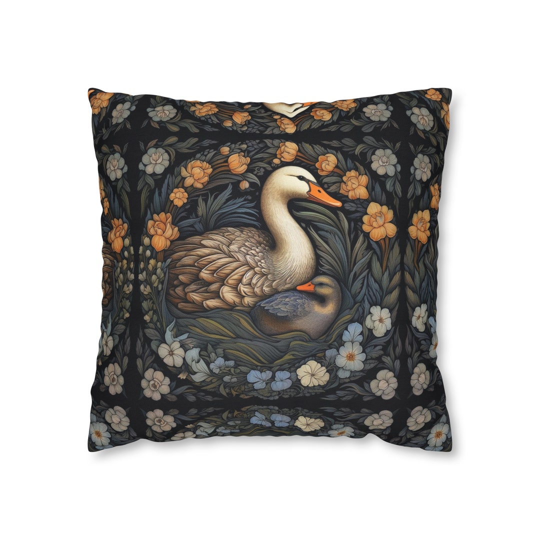 Dark Cottagecore Goose Pillow Covers 20x20 Book Nook Reading - Etsy
