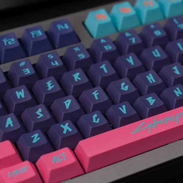 Cyberpunk Mechanical Keyboard - Etsy