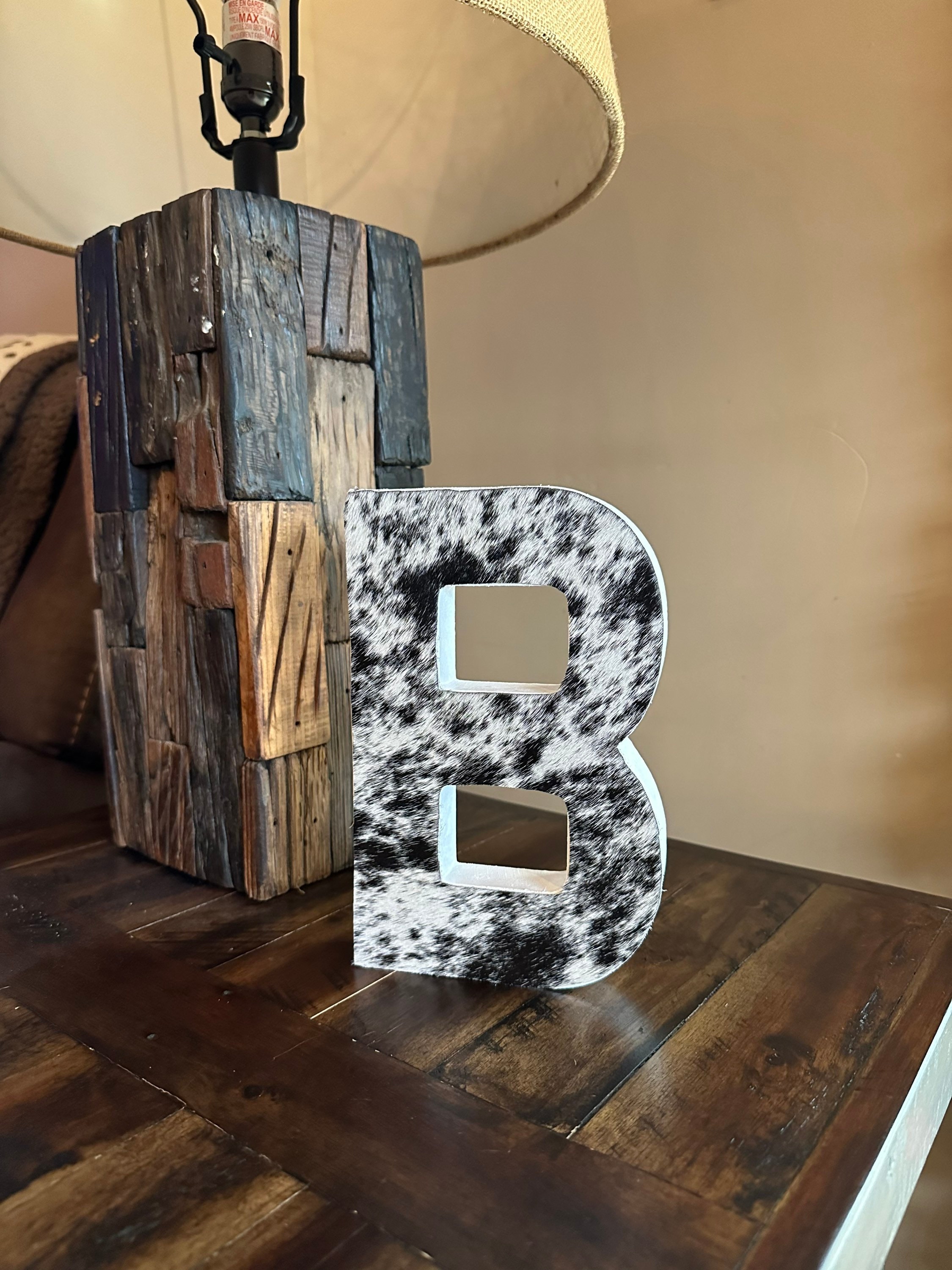 Genuine Cow Hide Letters - Etsy