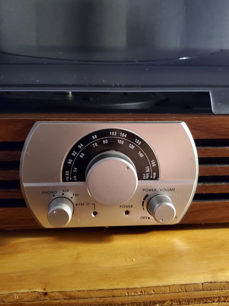 Jenson Record Player - AM / FM Radio Combo - Etsy