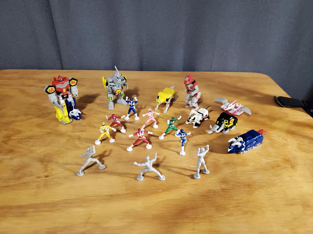 1994 Mighty Morphin Power Rangers Micro Machines - Etsy