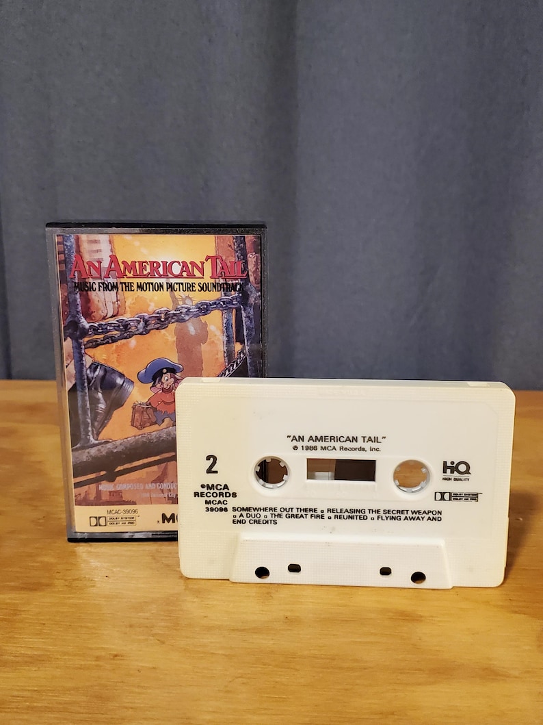 1986 an American Tail Movie Soundtrack Cassette Tape - Etsy