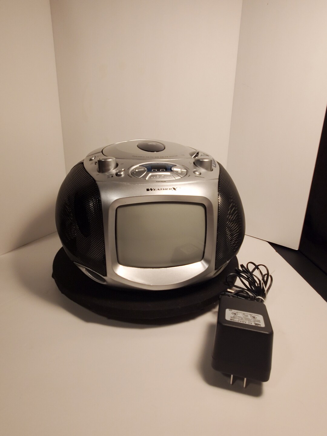 Weather X Emergency Am/fm Radio /CD Player/ Combo Black and White 5 ...