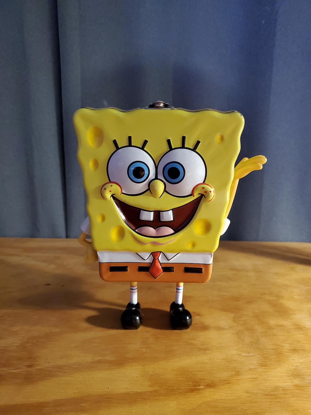2002 Spongebob Squarepants Collectible Metal Storage Tin - Etsy