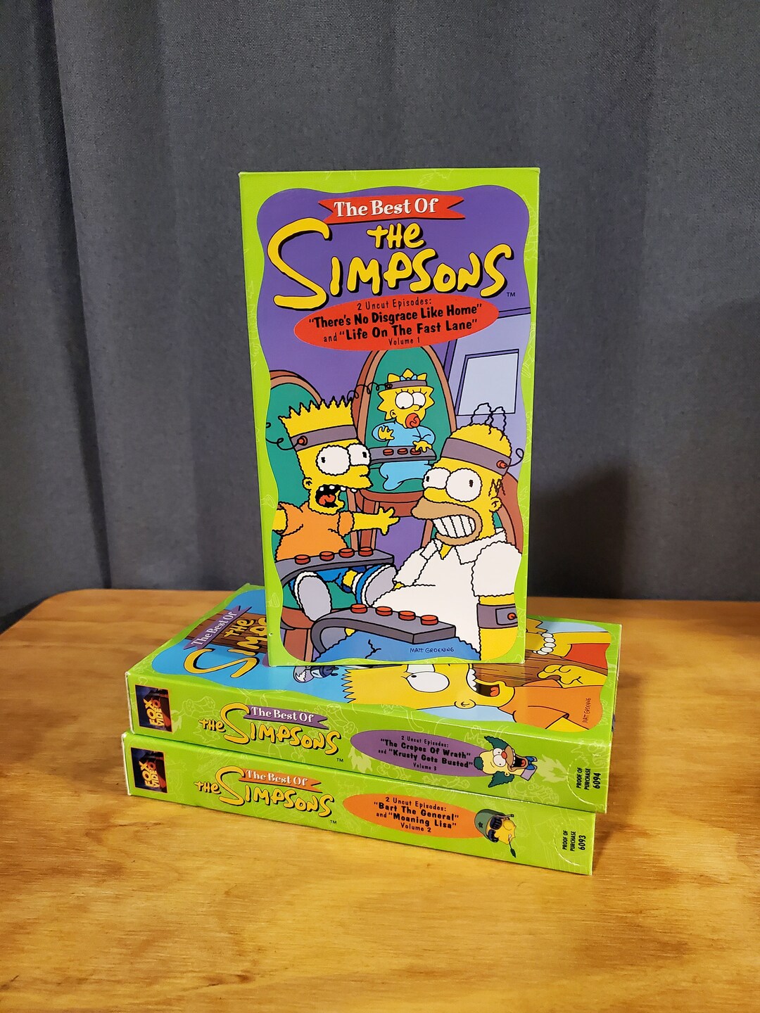 Best of the Simpsons VHS Tapes - Etsy