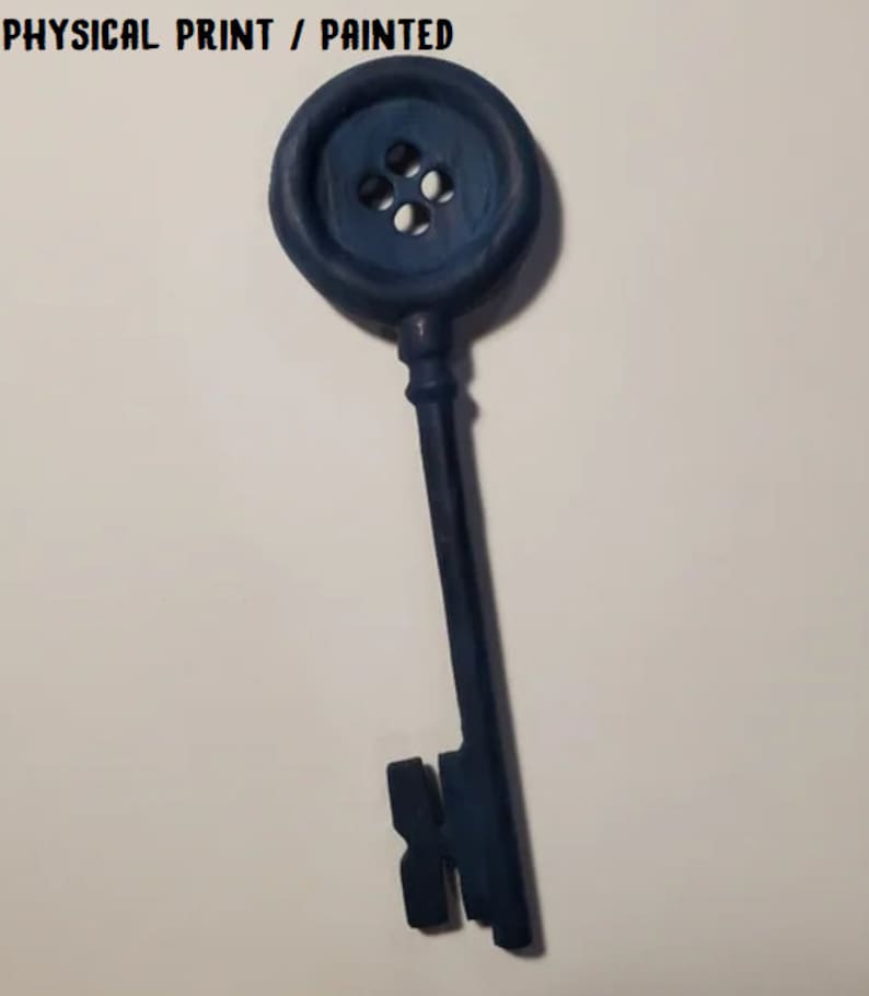 Coraline Button Key 3D Print File - Etsy