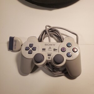 Sony White Psone Slim Console Bundle / Controllers & Games - Etsy