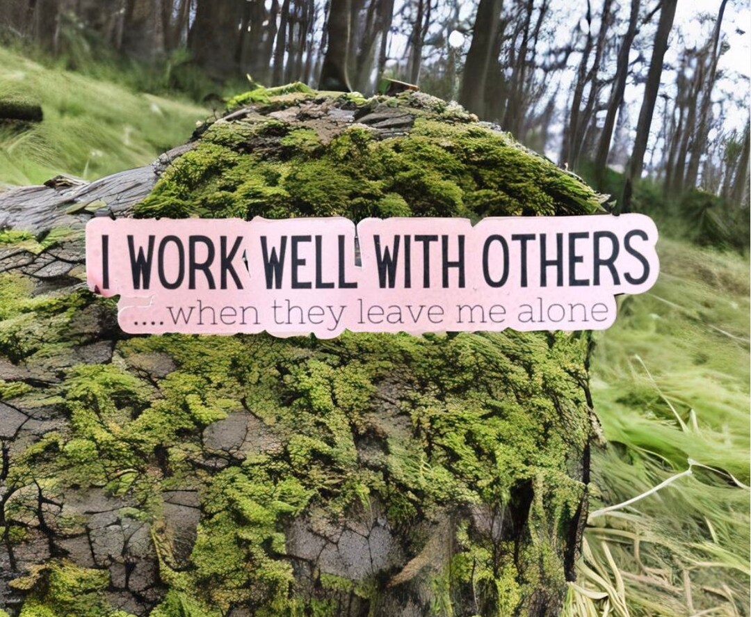 Work Well With Others - Sticker - Etsy Australia