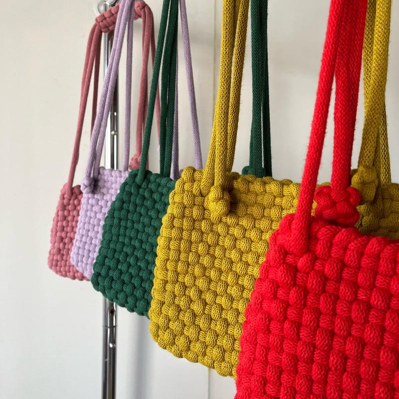 Rope Knitted Purse - Etsy