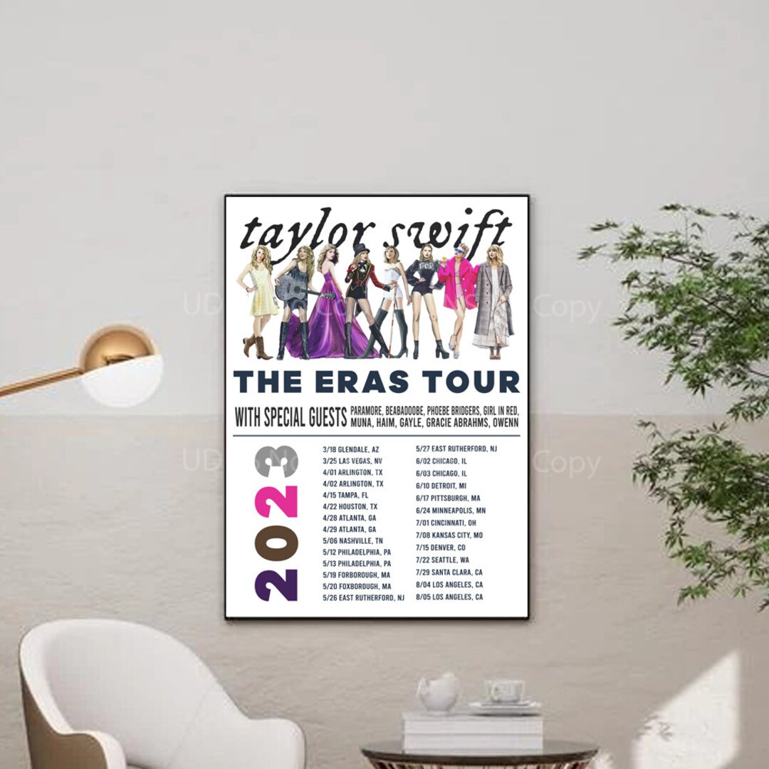 Tay.lor S.wift Eras Tour 2023 Poster - Etsy
