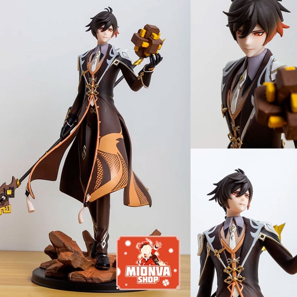 Zhongli Genshin Figurine - Etsy