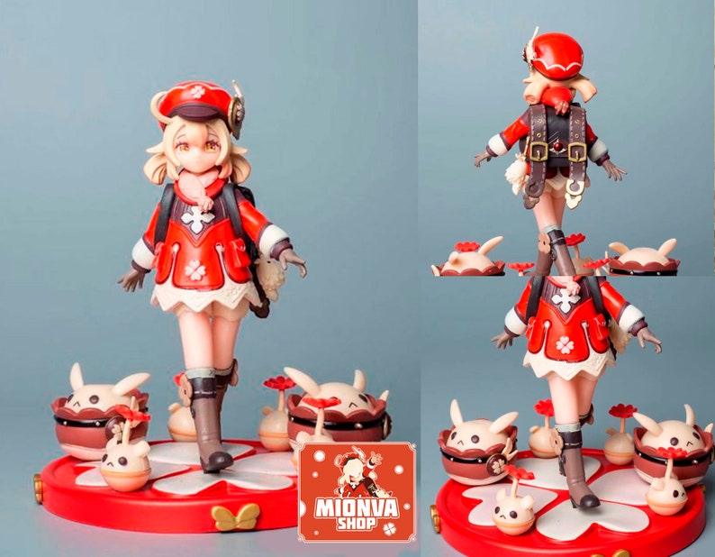 Klee Genshin Impact Genshin Figure Action Figure Anime - Etsy