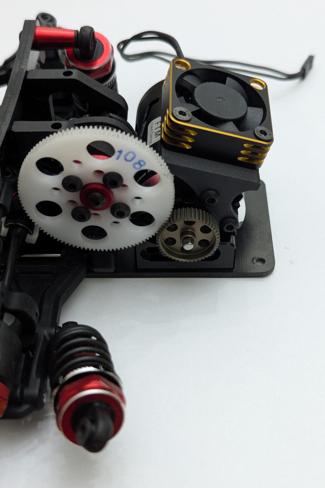 Xpress FT1/FT1S Motor Fan Mount 3d-printed Nylon Carbon Fiber ...