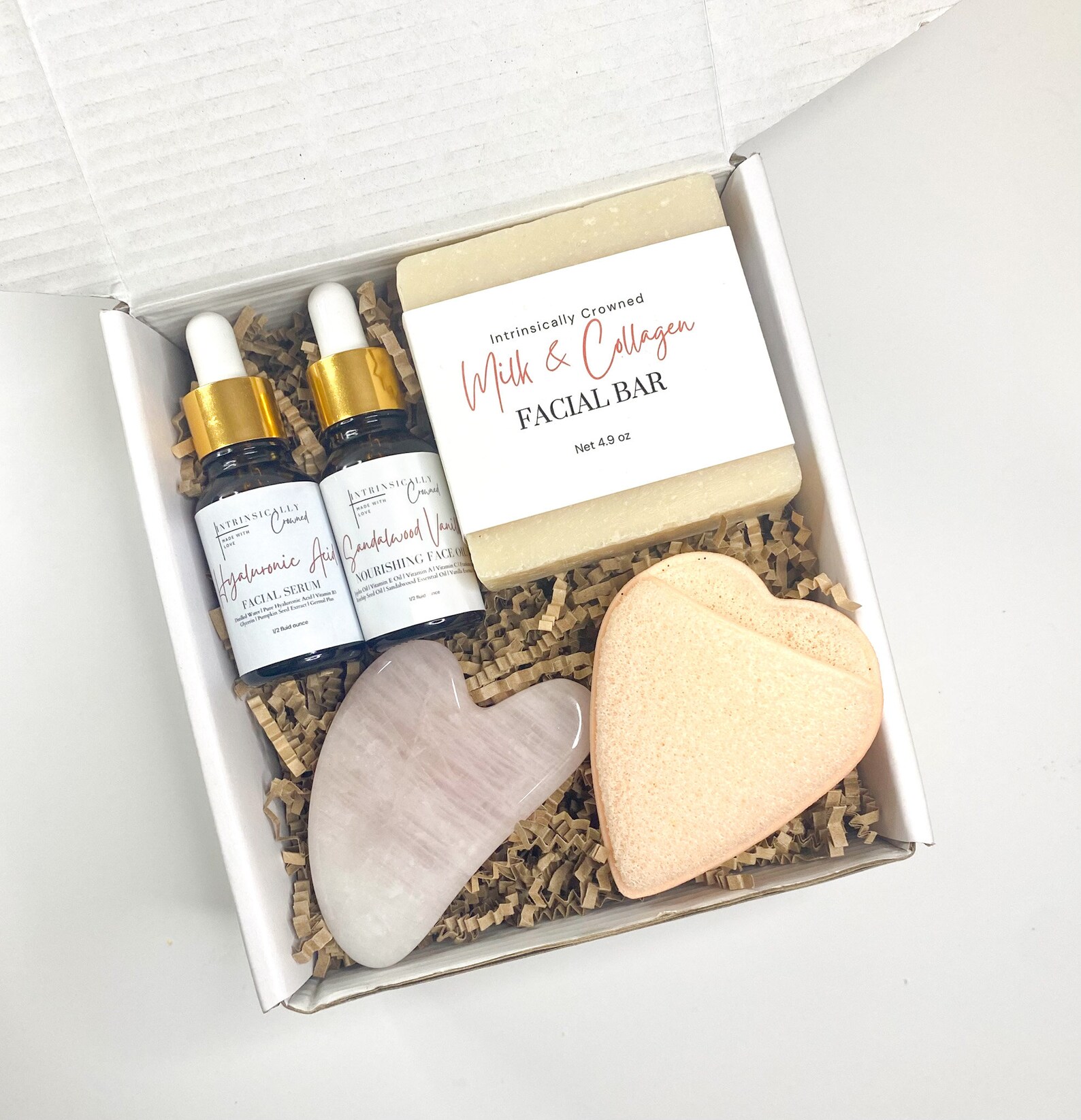 Mother Spa Gift Mother Day Gift Set Rose Quartz Gua Sha Tool Skincare ...