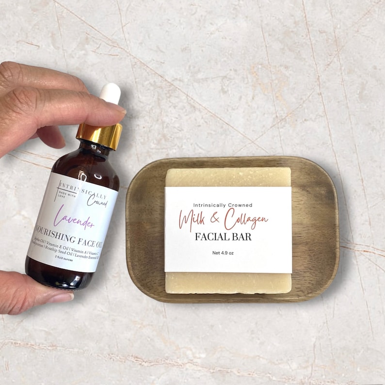 Collagen Face Soap for Hydrating Face Soap for Dry Skin Beauty Bar for ...