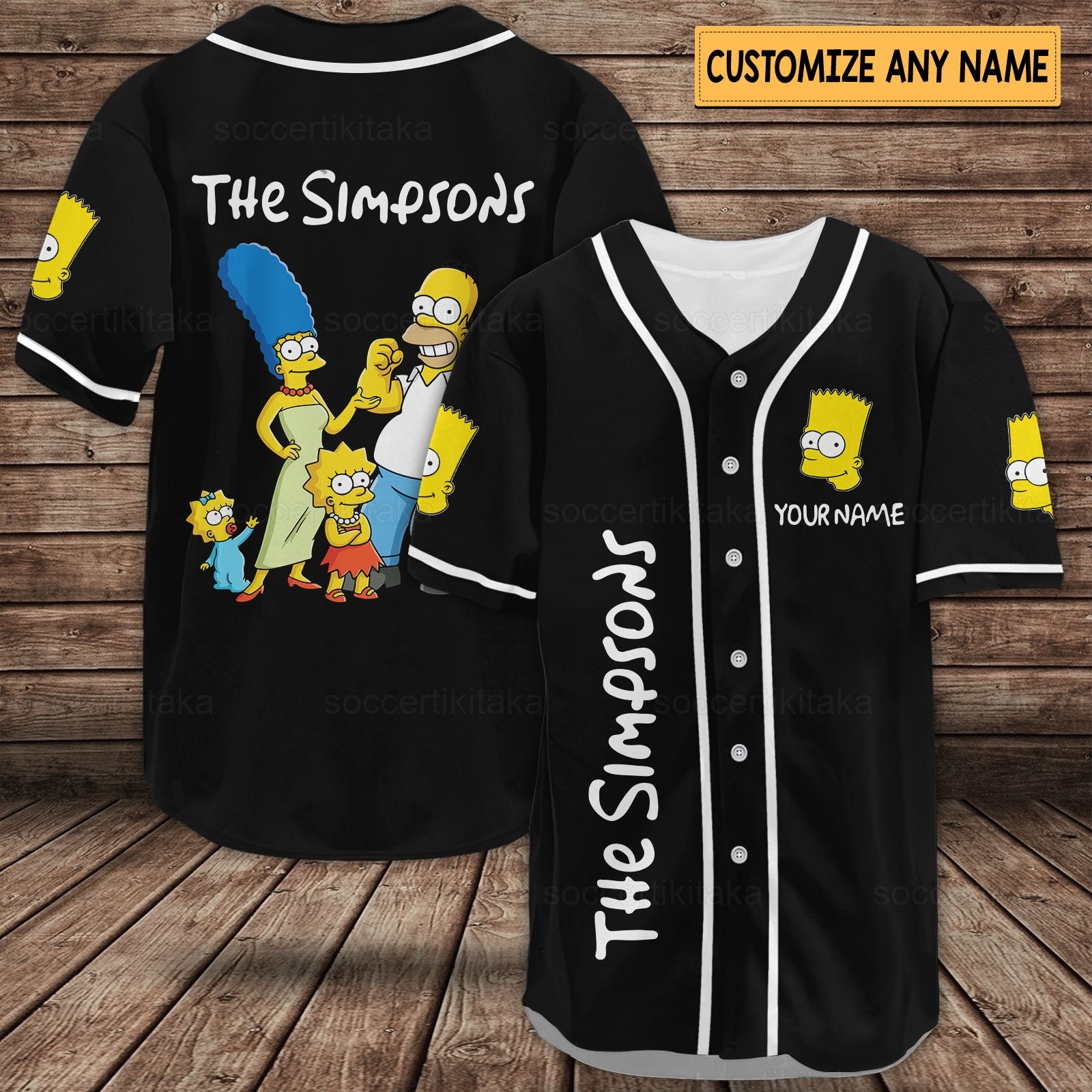 The Simpsons Shirt the Simpsons Jersey Shirt Custom the - Etsy Australia