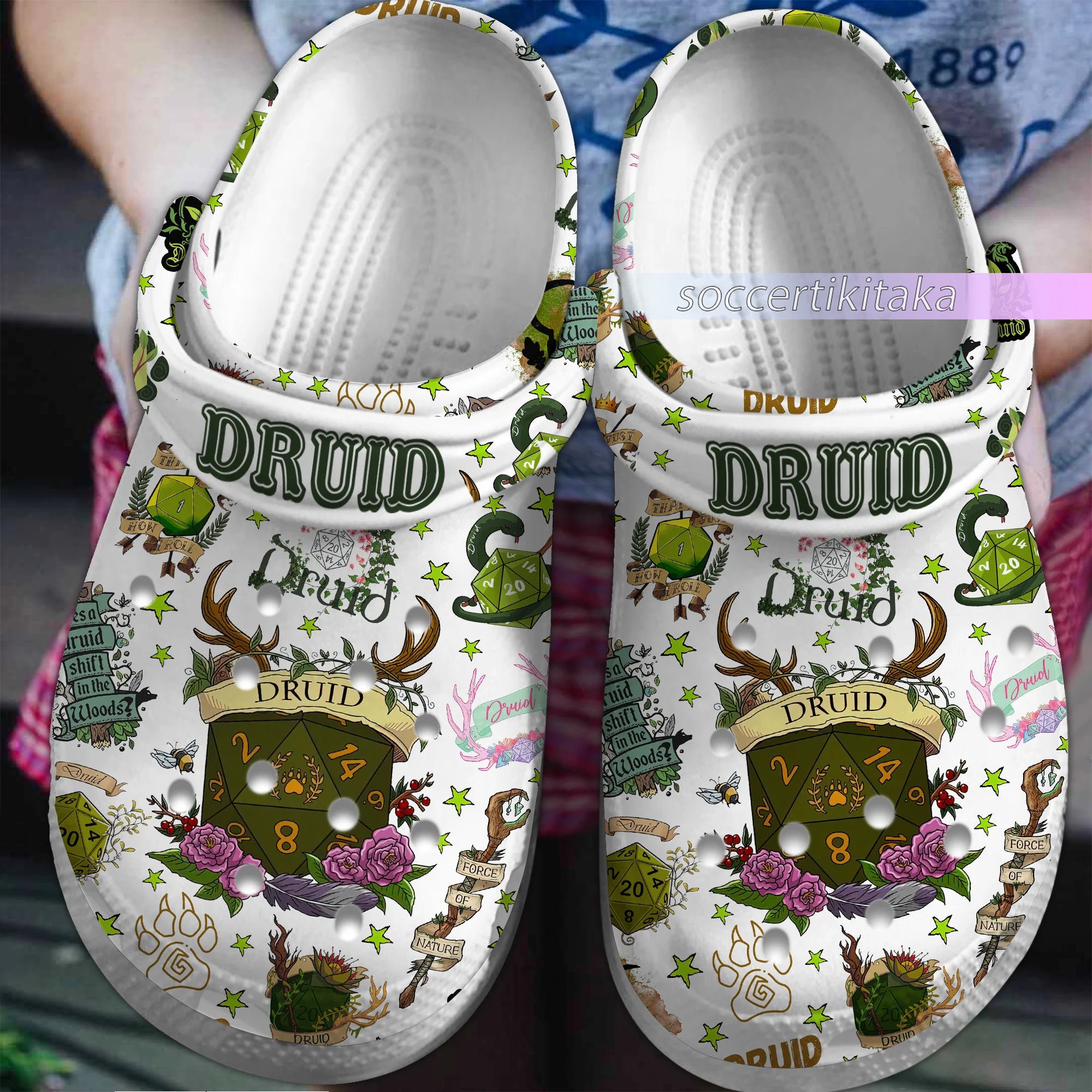 D&D Shoes Druid Dnd Shoes Dungeon Master Shoes Dnd Summer - Etsy