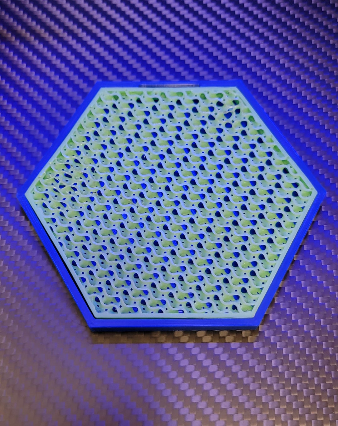 2 Piece Coasters, Set of 4 3D Printed Hexware - Etsy