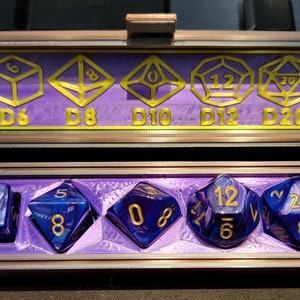 Dungeons & Dragons Dice Case 3D Printed PLA Multicolor Hexware - Etsy