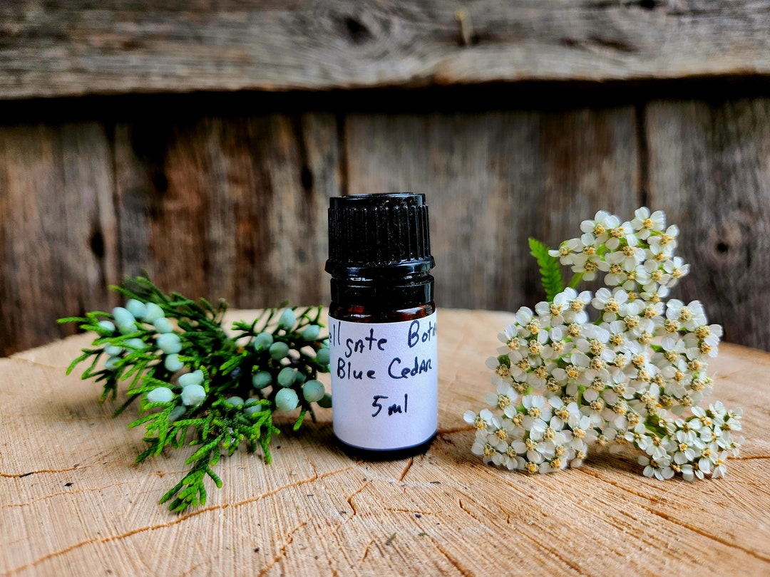 Blue Virginia Cedar Leaf (juniperus Virginiana) Essential Oil, 5 Ml ...