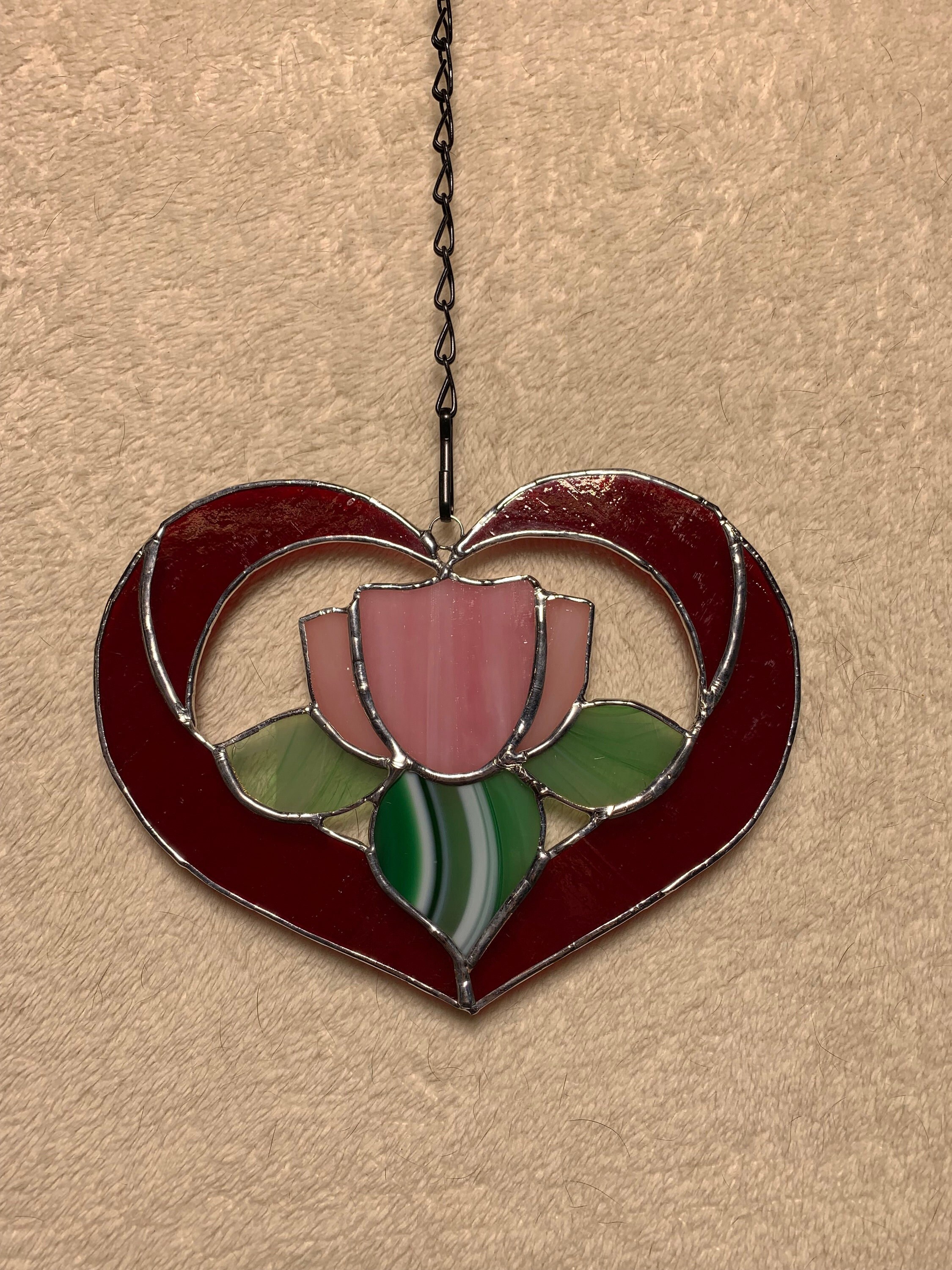 Simple Stained Glass Heart