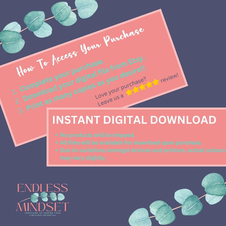 Printable Burnout Colouring Affirmation Cards, Set 40 Affirmation Cards ...