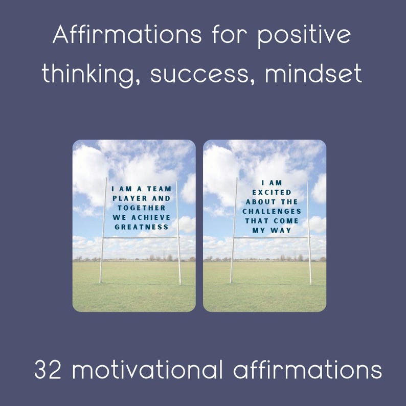 Printable Children's Affirmation Cards, Set 32 Affirmation Cards ...