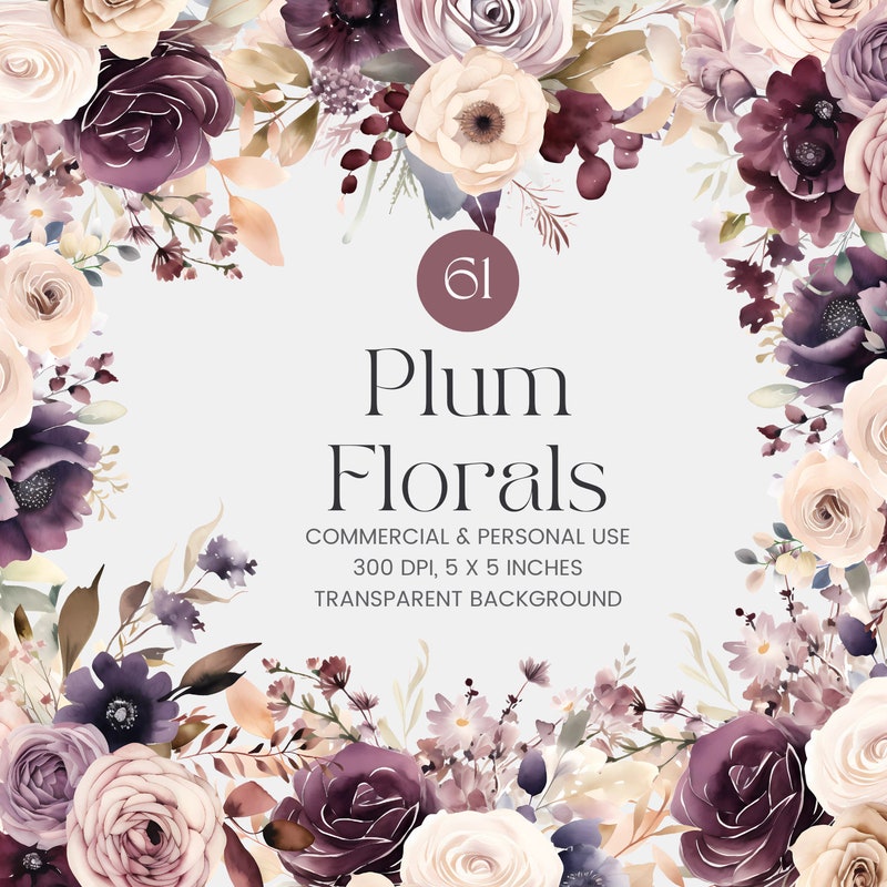 Plum Wedding Bouquet - Etsy