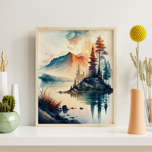 Lake View - Etsy