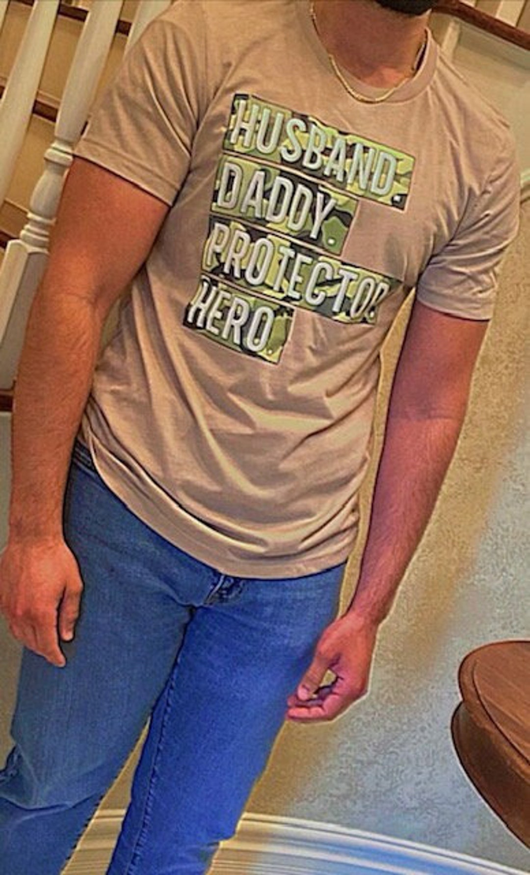 Husband Daddy Protector Hero Shirt, Father's Day Shirt, Gift for ...