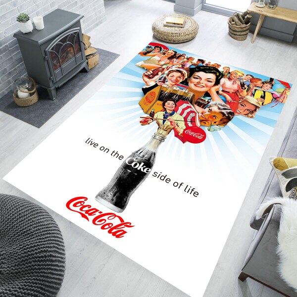 Coca Cola Bathroom Rugs - Etsy