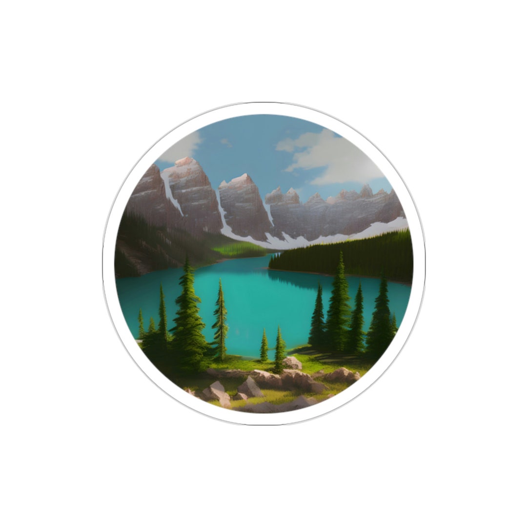Banff National Park Vinyl Sticker - Etsy