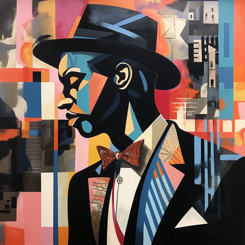 Colorful African American Male Art - Etsy