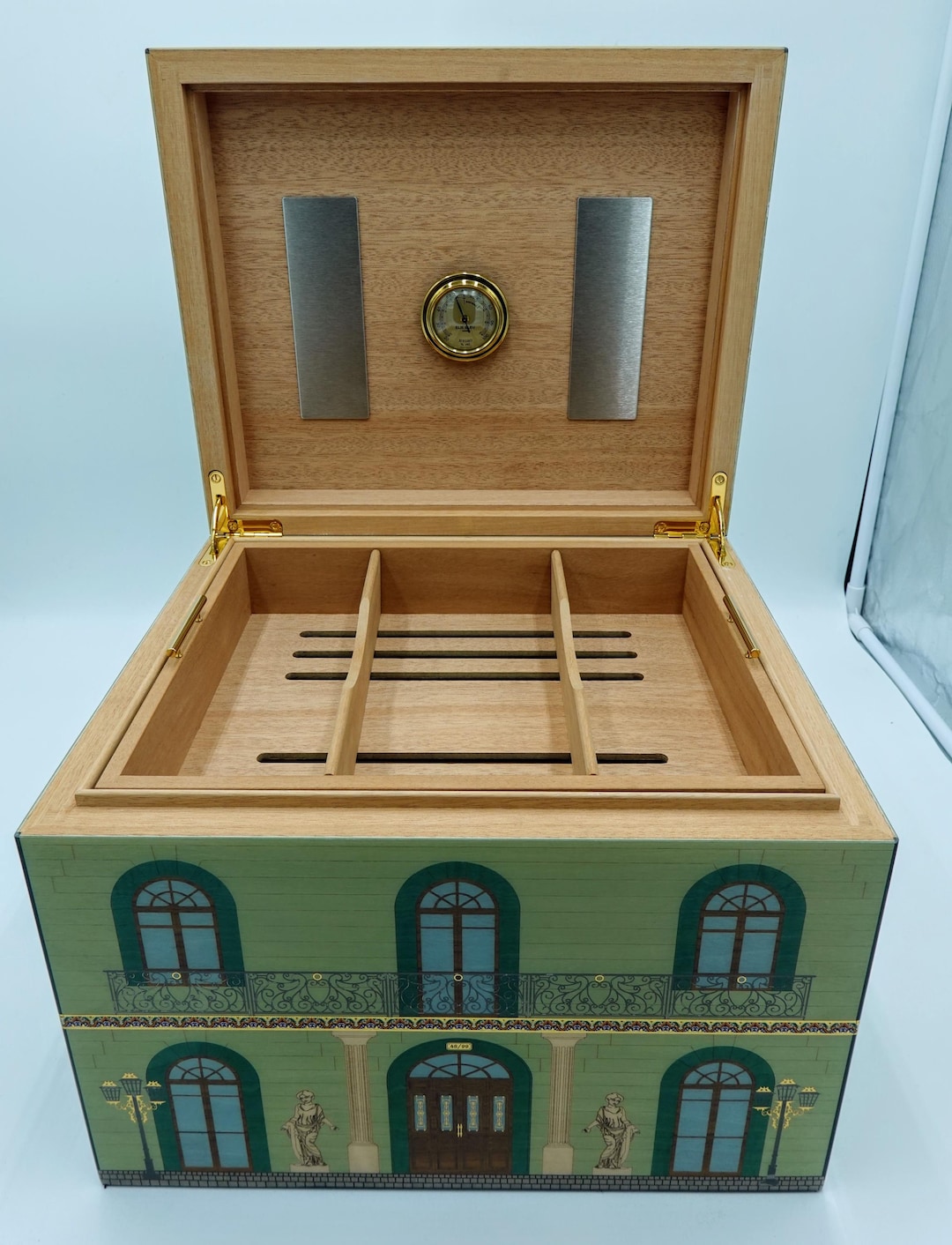 Luxury Limited Edition Cigar Humidor – Élie Bleu Casa Cubana “palace ...