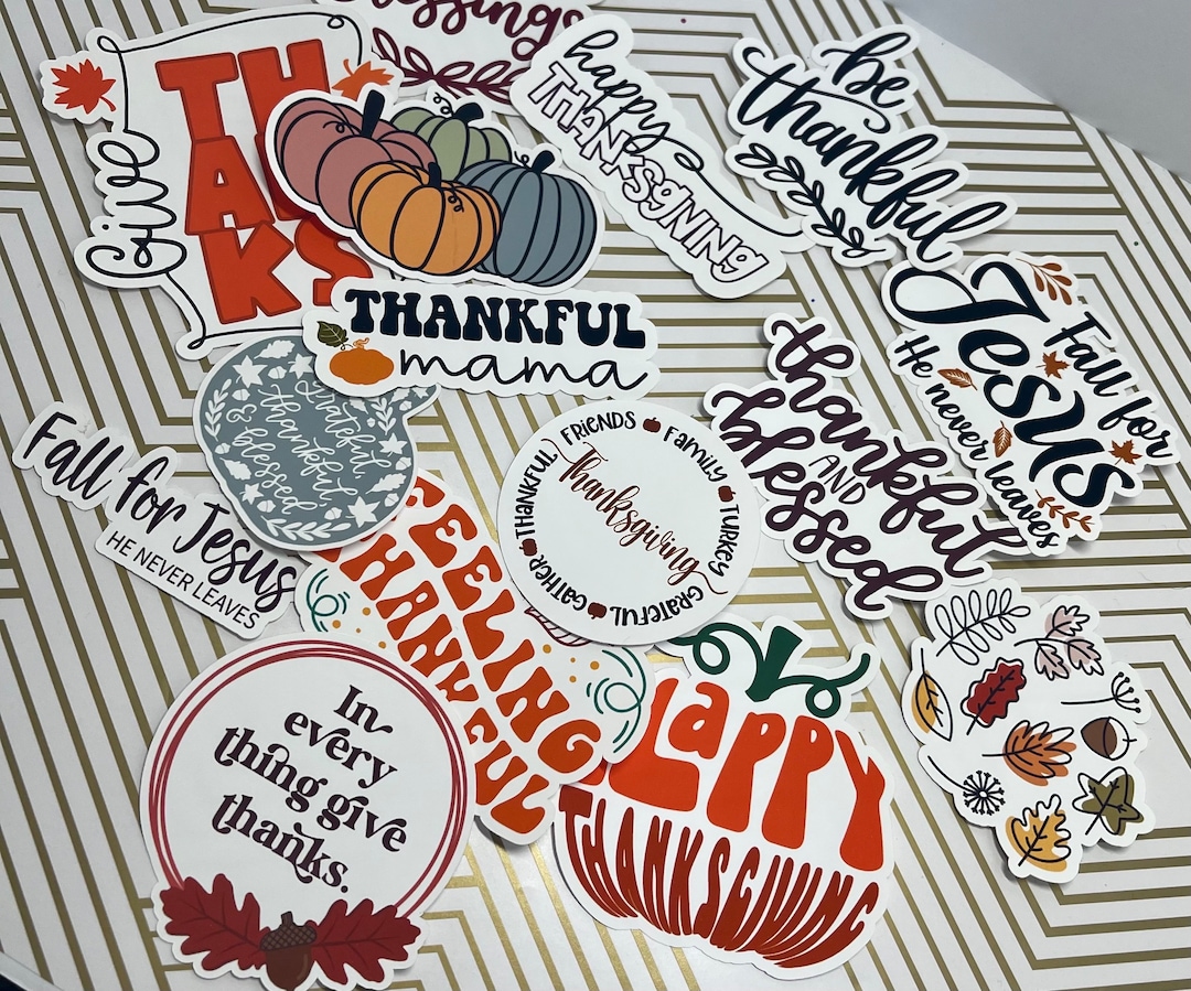 Fall Sticker Pack Planner Stickers Water Bottle Decal - Etsy
