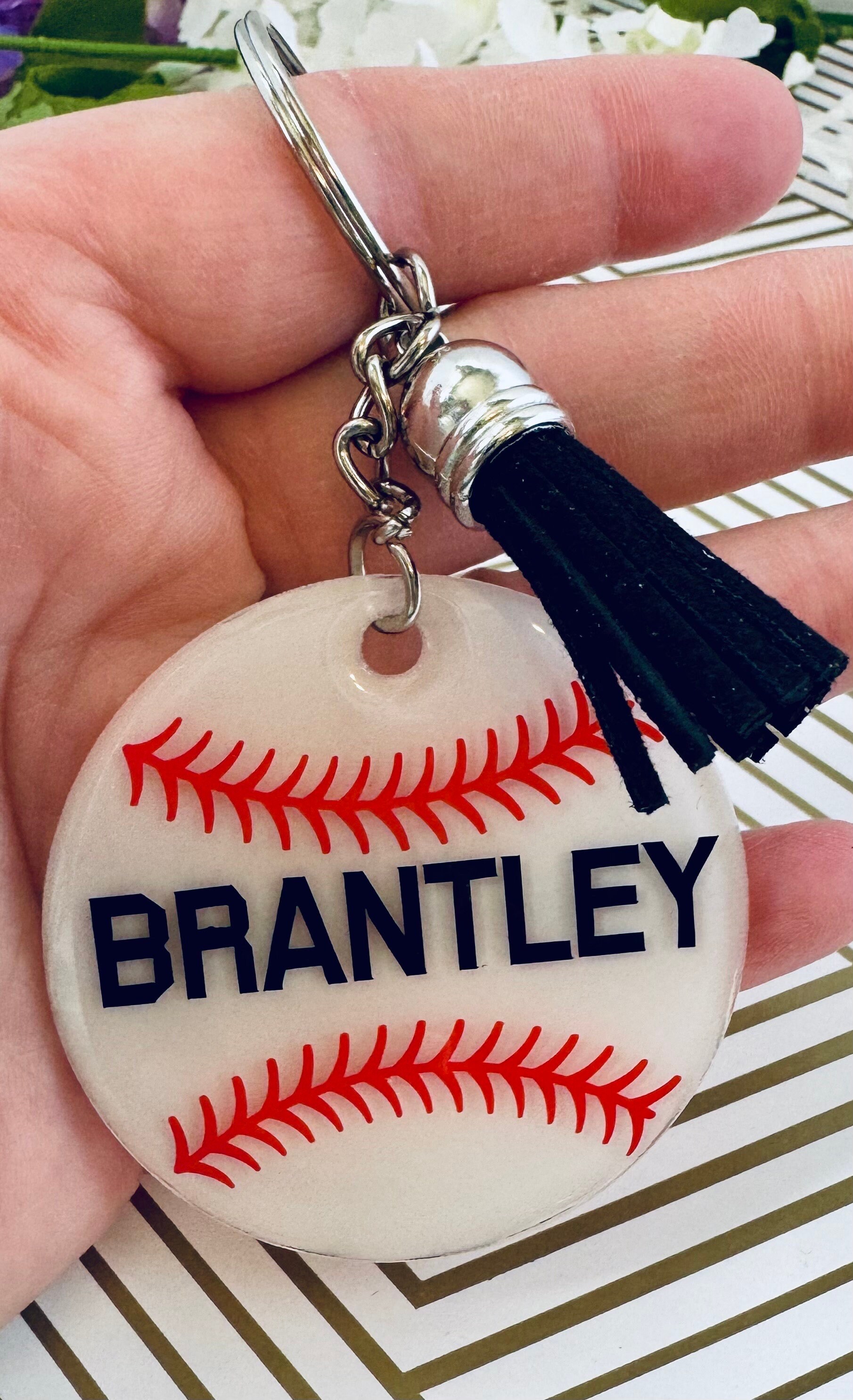 Baseball Name Tags Personalized Gift Fathers Day Gift Baseball Luggage ...