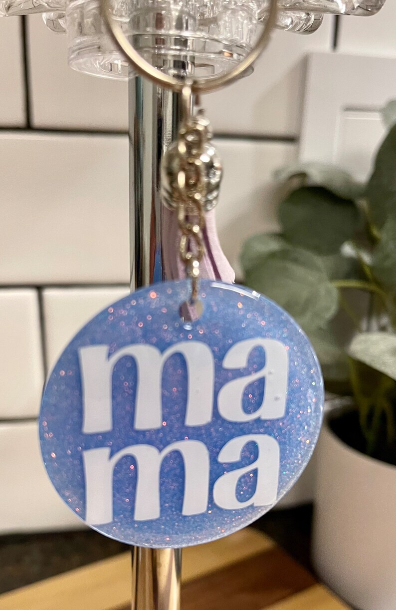 Mama Keychain Baby Shower Mothers Day Gift Acrylic Keychain - Etsy