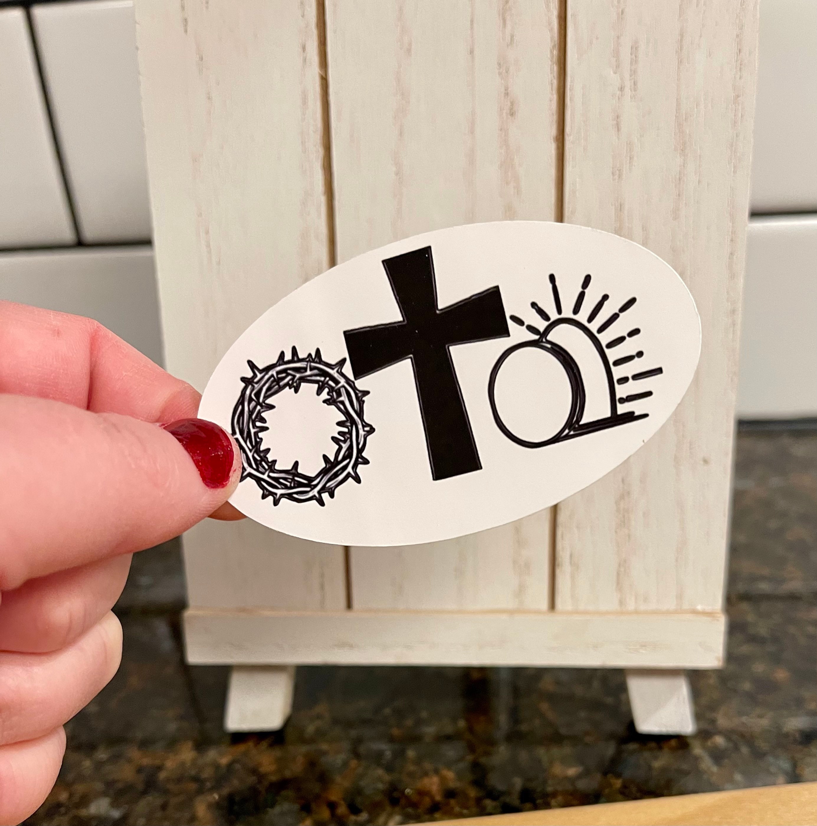 Easter Sticker Pack He is Risen Happy Easter Jesus Journal Stickers - Etsy