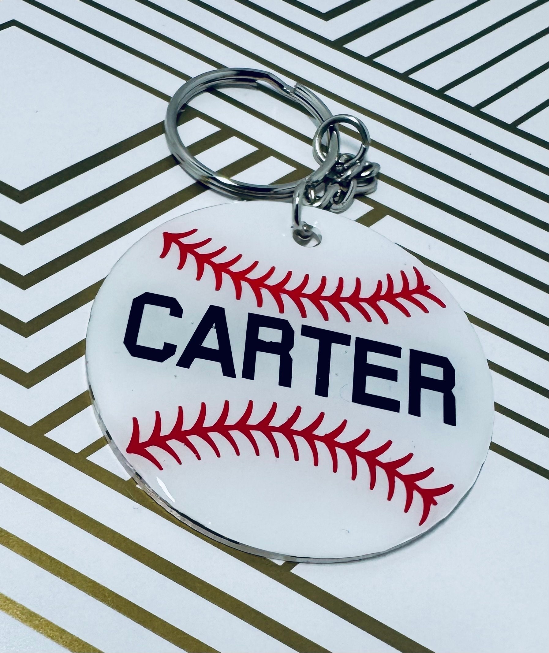 Baseball Name Tags Personalized Gift Fathers Day Gift Baseball Luggage ...
