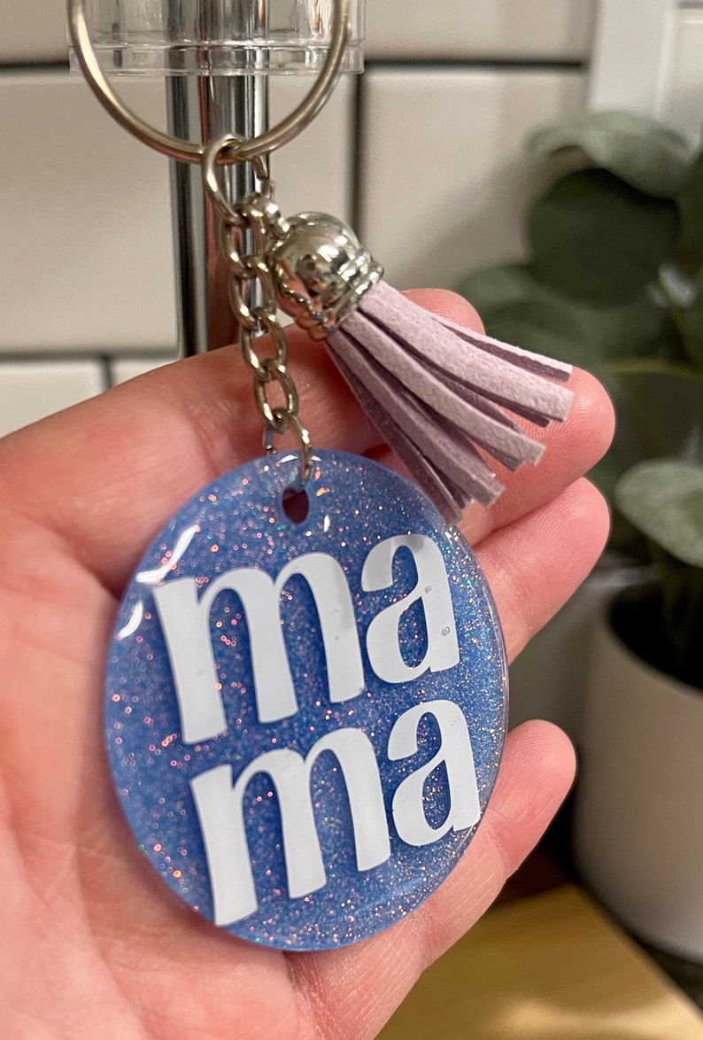 Mama Keychain Baby Shower Mothers Day Gift Acrylic Keychain - Etsy