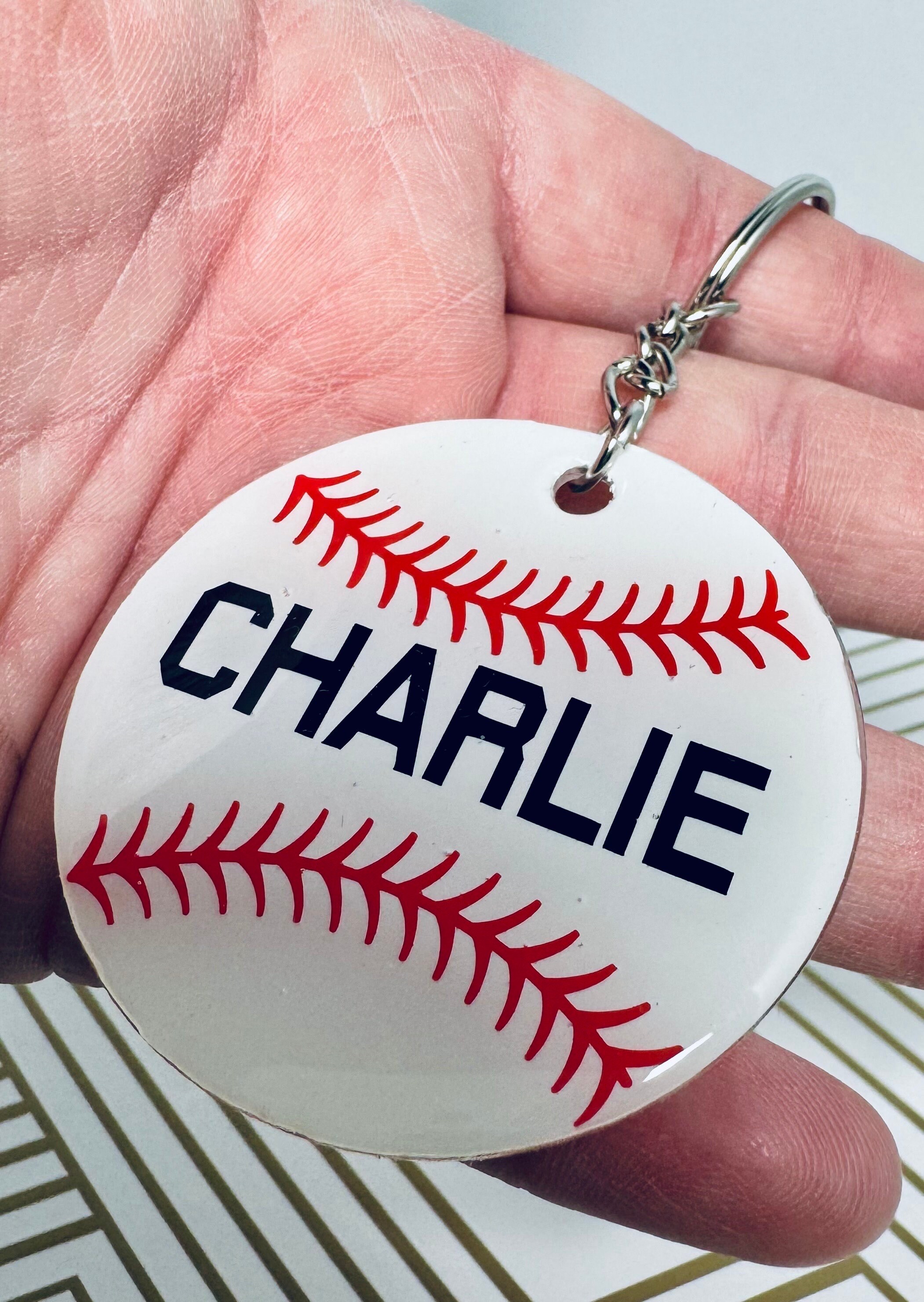 Baseball Name Tags Personalized Gift Fathers Day Gift Baseball Luggage ...