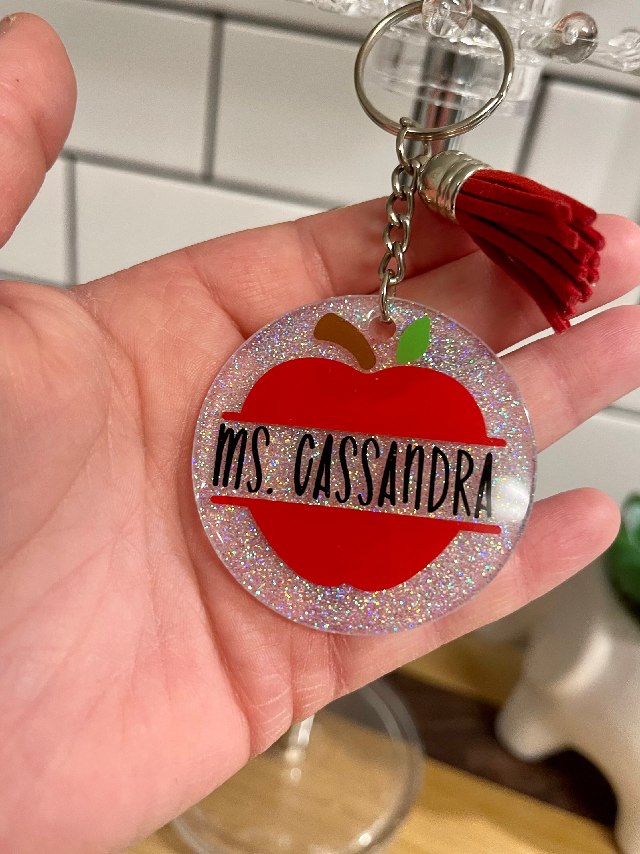 Teacher Keychain Thank You Gift Personalized Keychain End of the Year ...