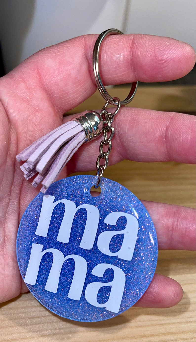 Mama Keychain Baby Shower Mothers Day Gift Acrylic Keychain - Etsy