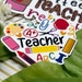 Teacher Sticker Pack Water Bottle Decals Teacher Appreciation Teacher ...