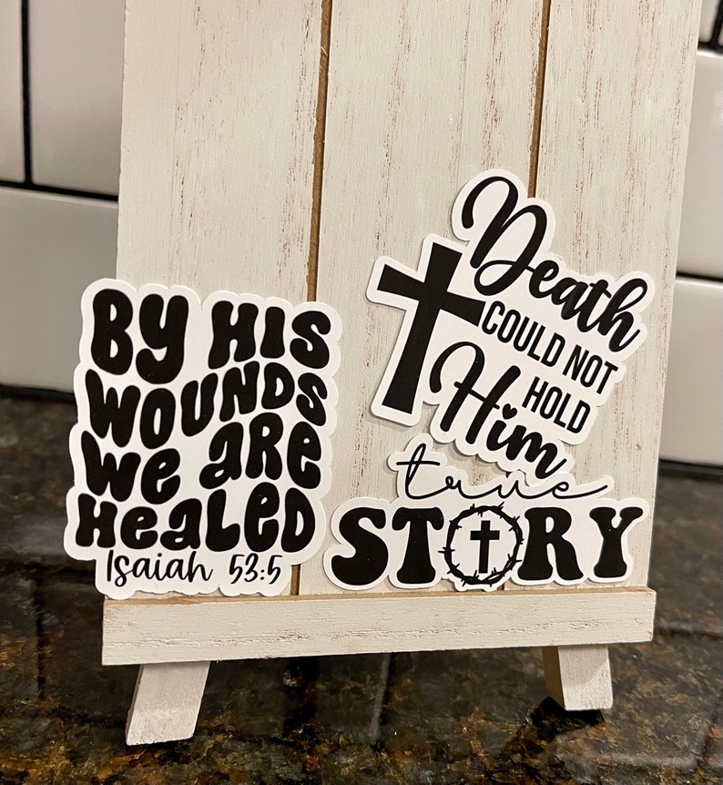 Easter Sticker Pack He is Risen Happy Easter Jesus Journal Stickers - Etsy
