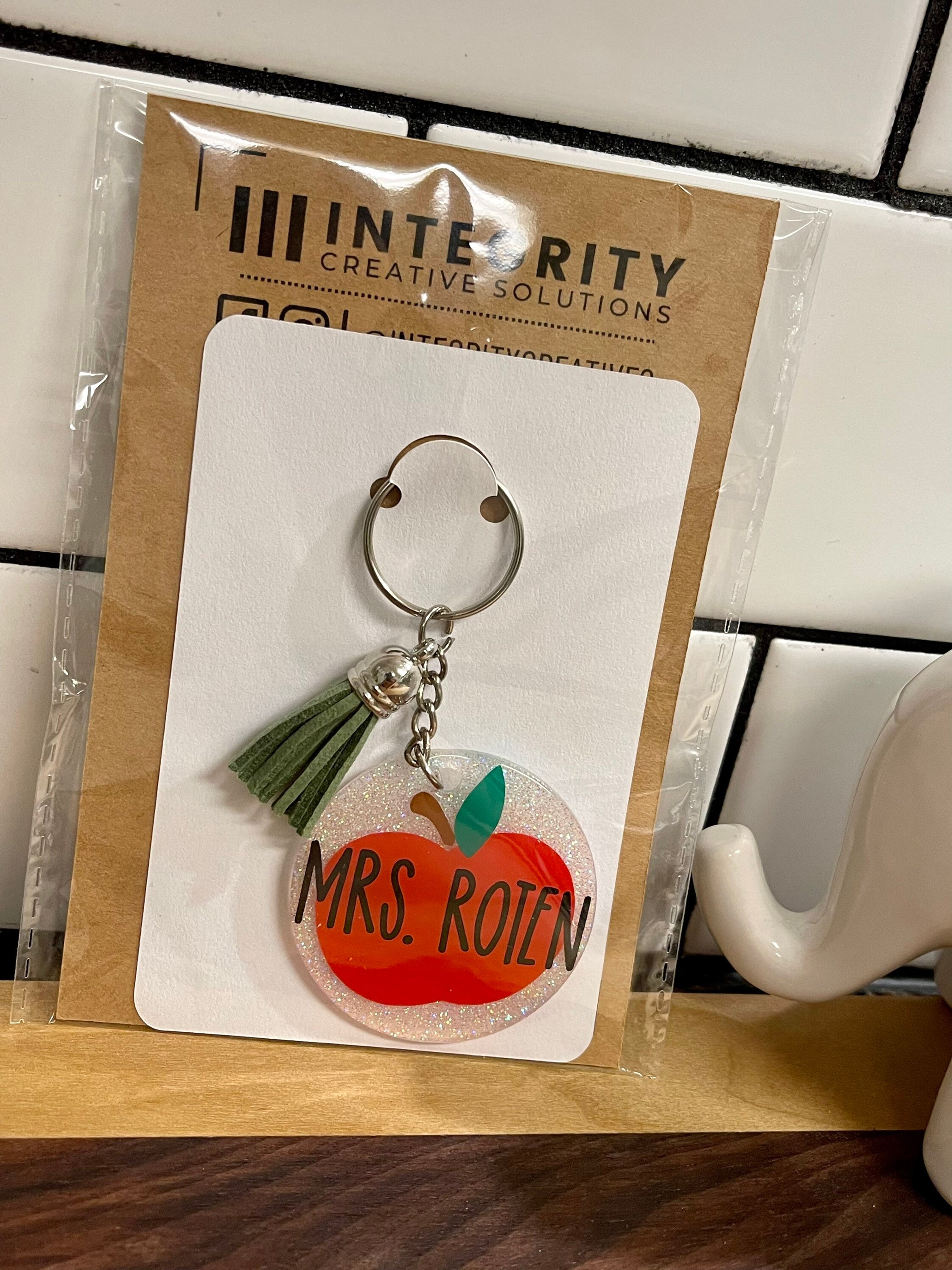 Teacher Keychain Thank You Gift Personalized Keychain End of the Year ...