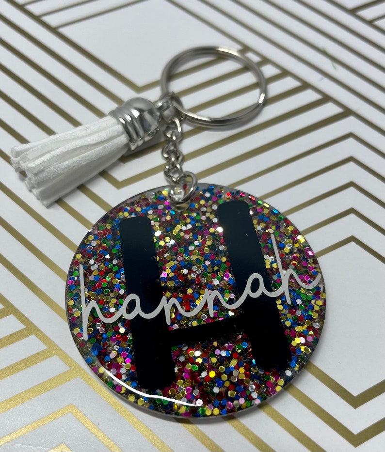 Custom Name Keychain Personalized Gift Birthday Gift Bridesmaid Gift ...