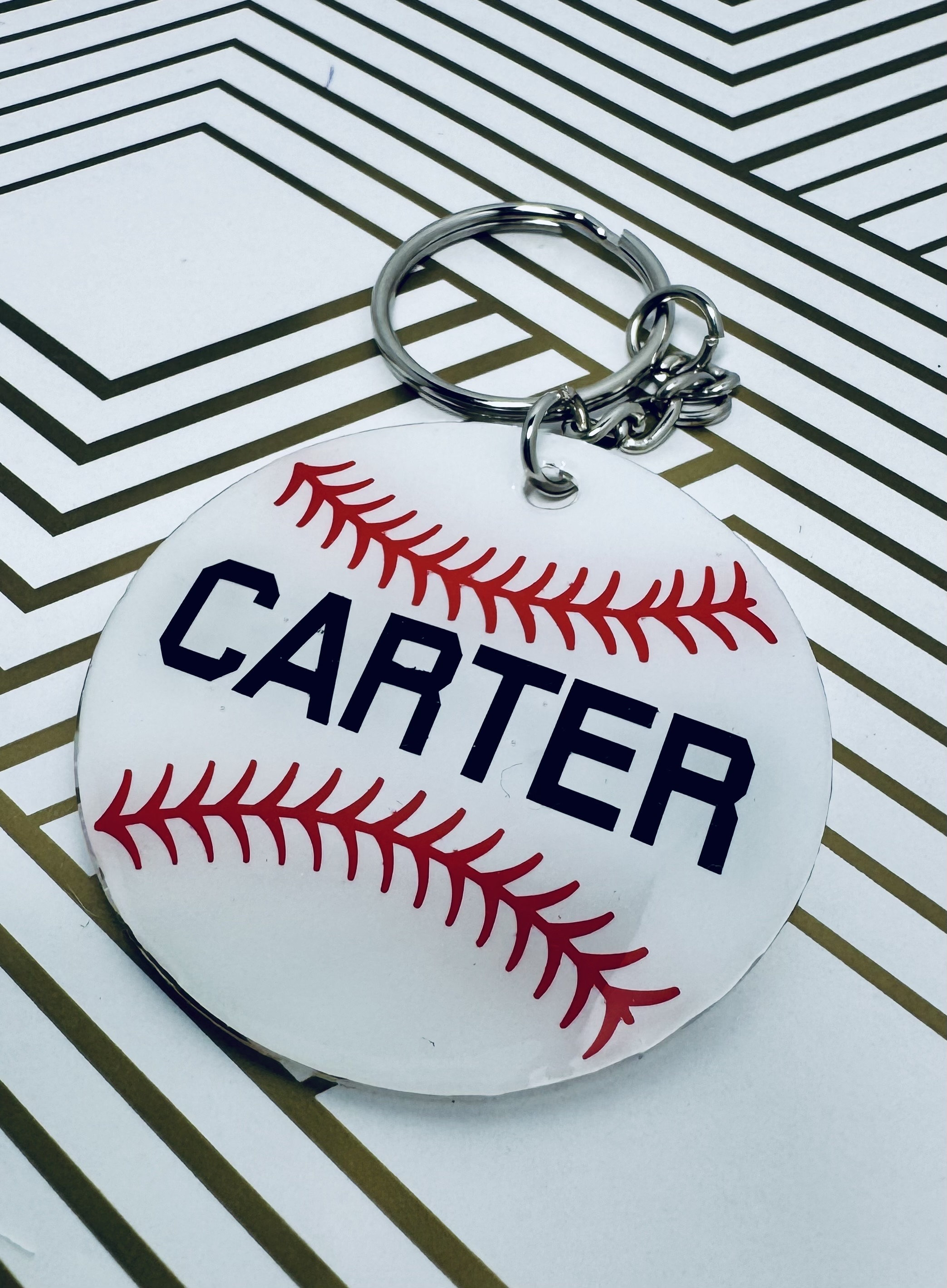 Baseball Name Tags Personalized Gift Fathers Day Gift Baseball Luggage ...